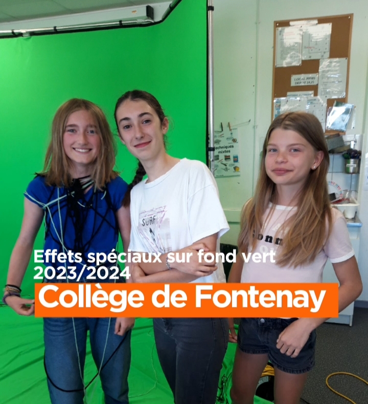 Effets spéciaux sur fond vert - Collège de Fontenay